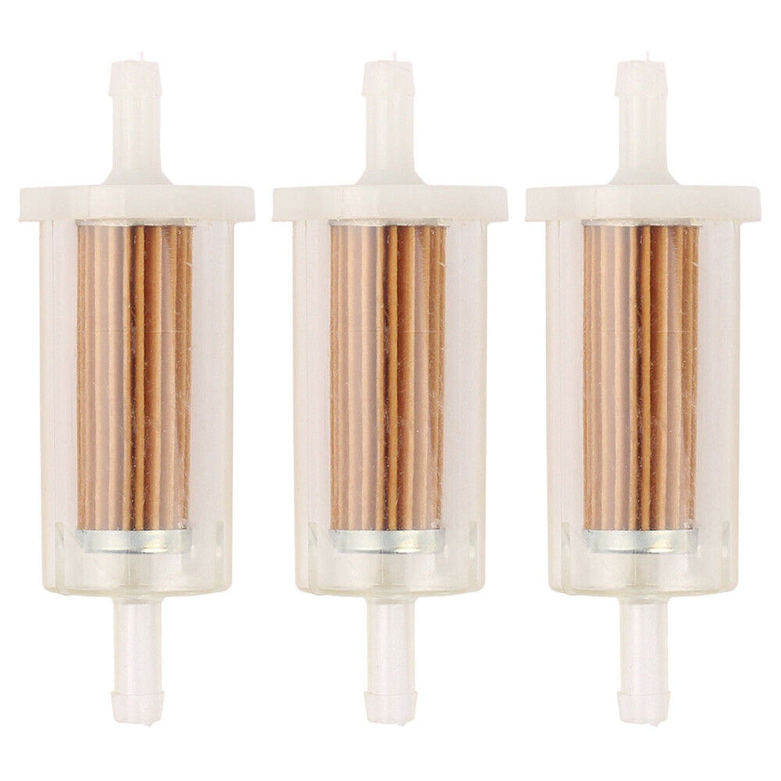 3x 1/4\'\' Inline Fuel Filter For 695666 691035 845125 Mower Tractor ...