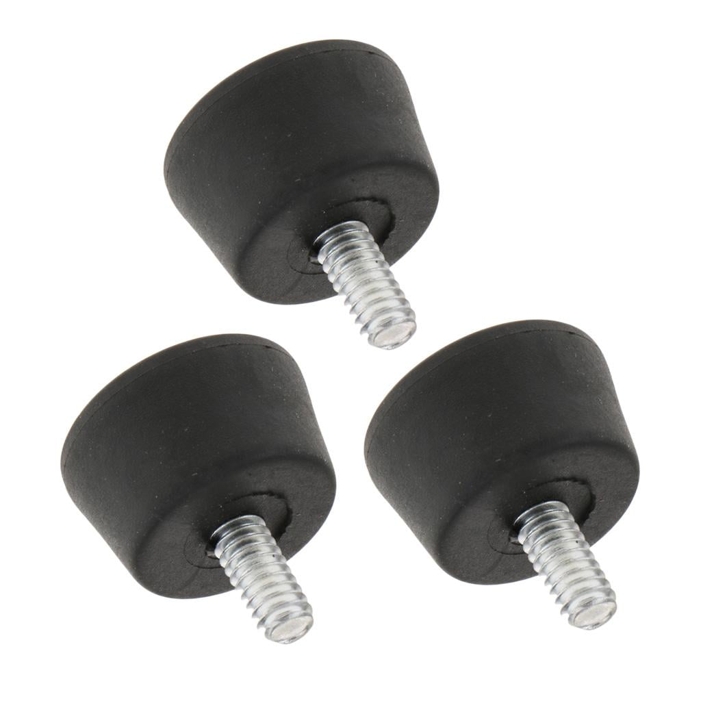 3x 1/4 "rubber Monopod Toe-tip Screw for Replacement of The Tripod Leg ...