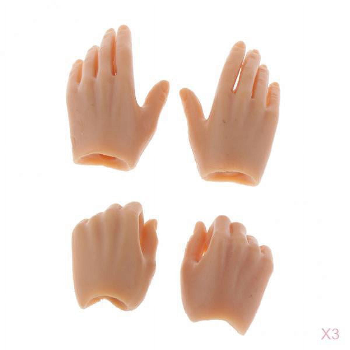 3x 1/6 Scale Female Hands Model for 12'' Action Figures HT Toys ...