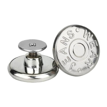 Set of 50 Jeans Buttons Metal Buttons Rivet Buttons Trousers Jackets ...