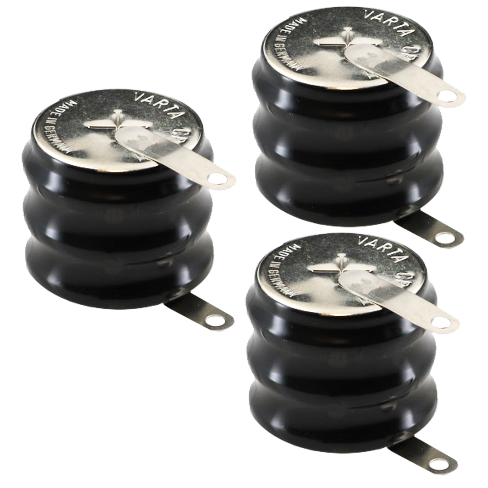 3x 3/CP300H-TABS 3.6V 300mAh NiMH Battery w/TABS for RTC, MBU,Senors ...