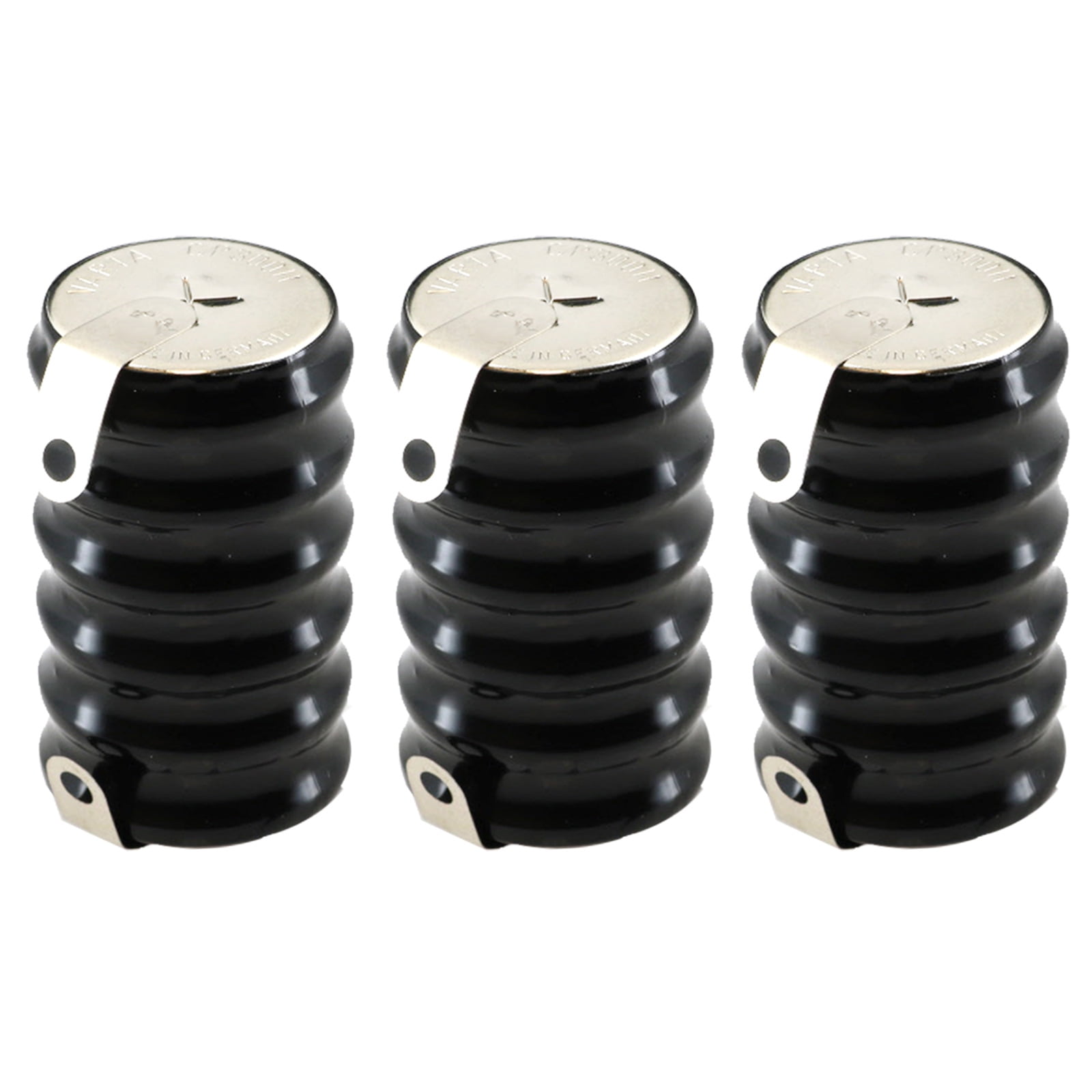 3x 6/CP300H-TABS 7.2V 300mAh NiMH Battery w/TABS for MBU, GPS, Metering ...