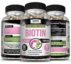 3x 60ct Biotin Hair Growth, Healthy Hair, Skin & Nails, with Calcium ...