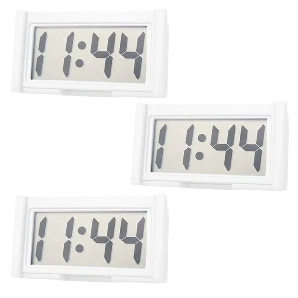 3x Blue/white/black Digital Clock Small Magnetic Digital Clock for Car ...