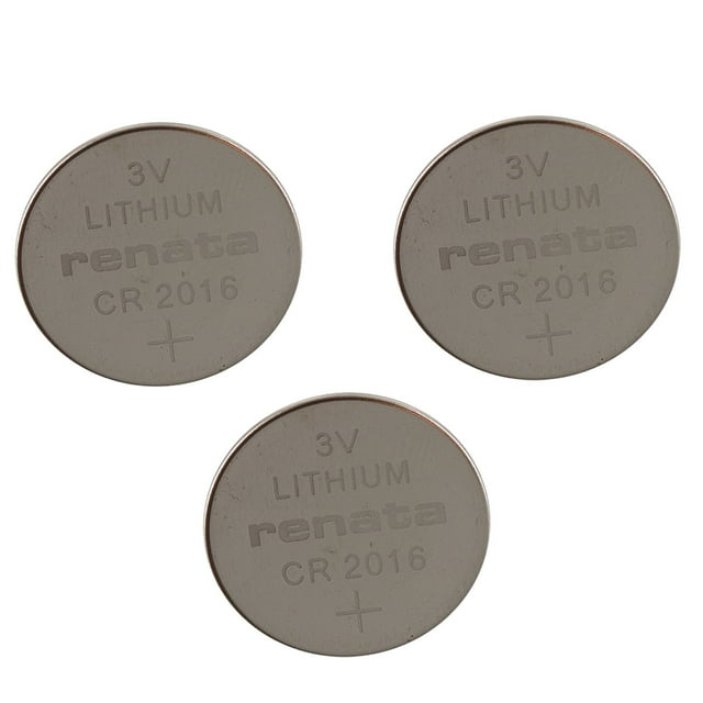 3x CR2016MFR.IB 3V Lithium Coin Battery Pressure Contacts for RTC PCB ...