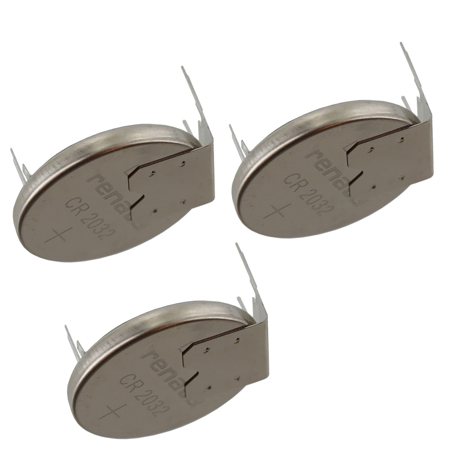 3x CR2032RH1-MFR 3V Lithium Coin Battery HORZ 3-PIN for Gateway Solo ...