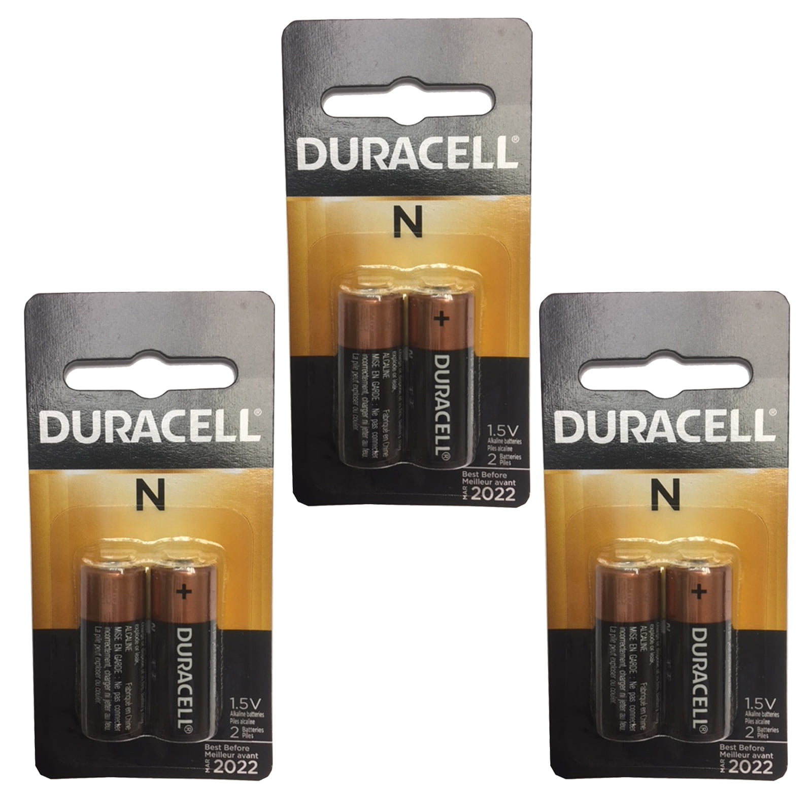 Duracell N Batteries 1.5V Alkaline 2 Pack for Thermometers, Flashlights ...