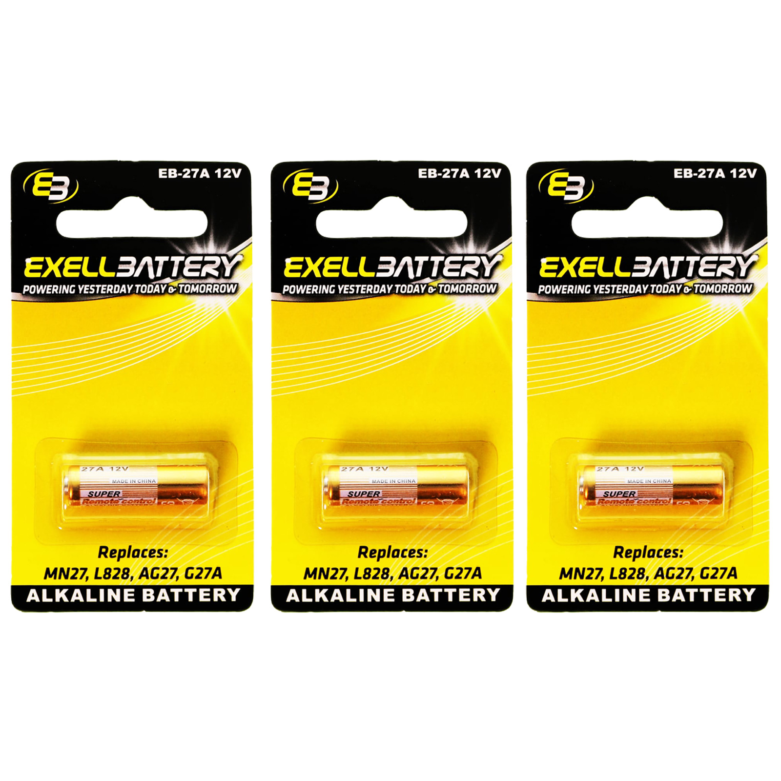 G&P Alkaline Battery 27A/MN27 12v Super Pack 1 (GP27A) - Walmart.com