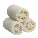 3x Exfoliating Loofah, Natural Luffa Back Scrubbing Sponge Body ...