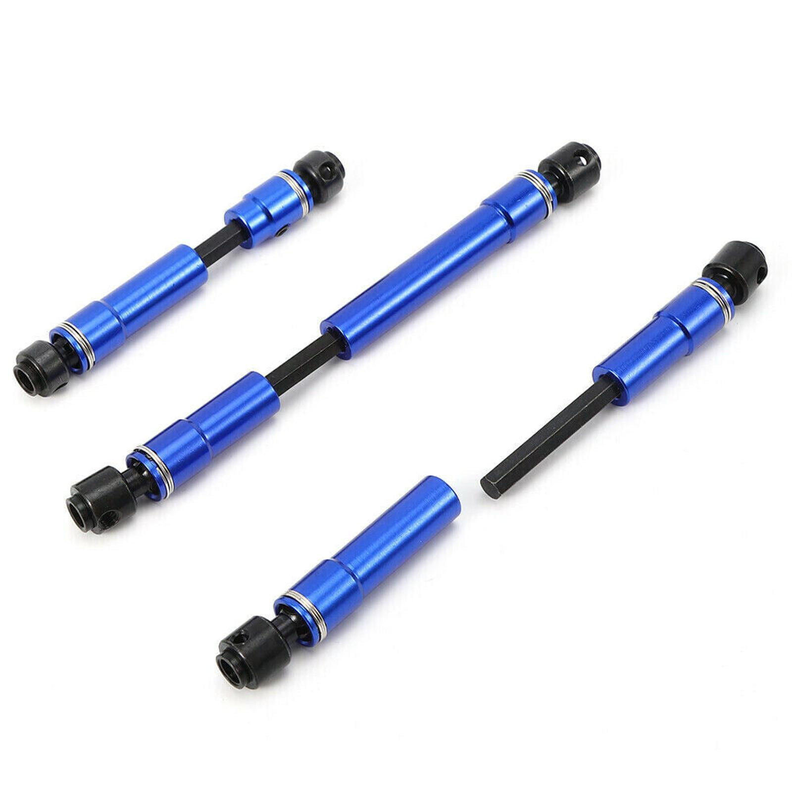 3x Exquisite Blue CVD Design RC Drive Shaft for 1/10 TRX6 G63 6X6 ...