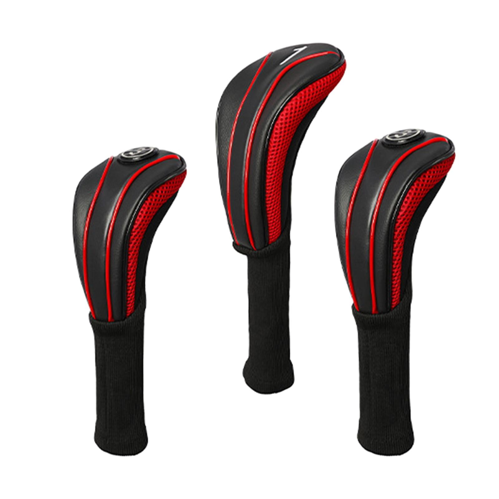 3x Golf Head Covers for Golf Clubs Golf covers Set Dustproof ...