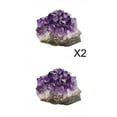 Walmart 3x Natural Amethyst Crystal Decorative Bookends for Office Desk ...