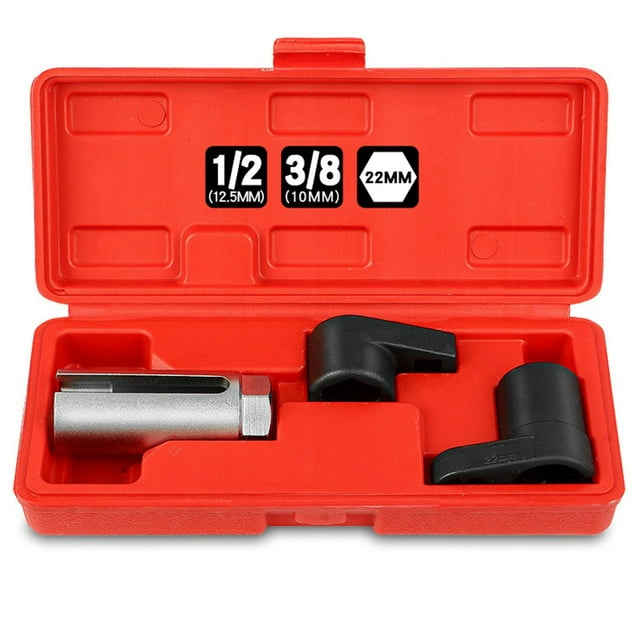 3x Oxygen Sensor Wrench Kit Install Offset Thread Chaser Tool For