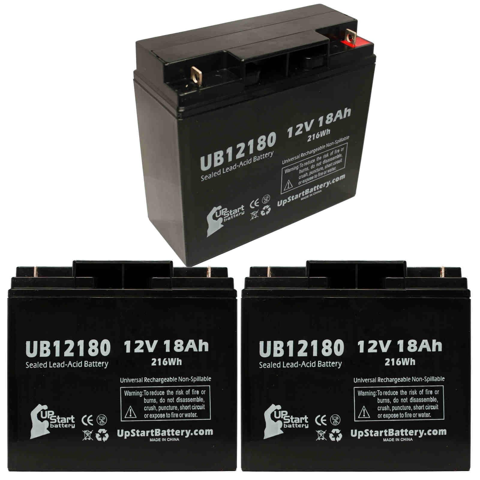 3x Pack - Compatible APC SU2200X179 Battery - Replacement UB12180 ...