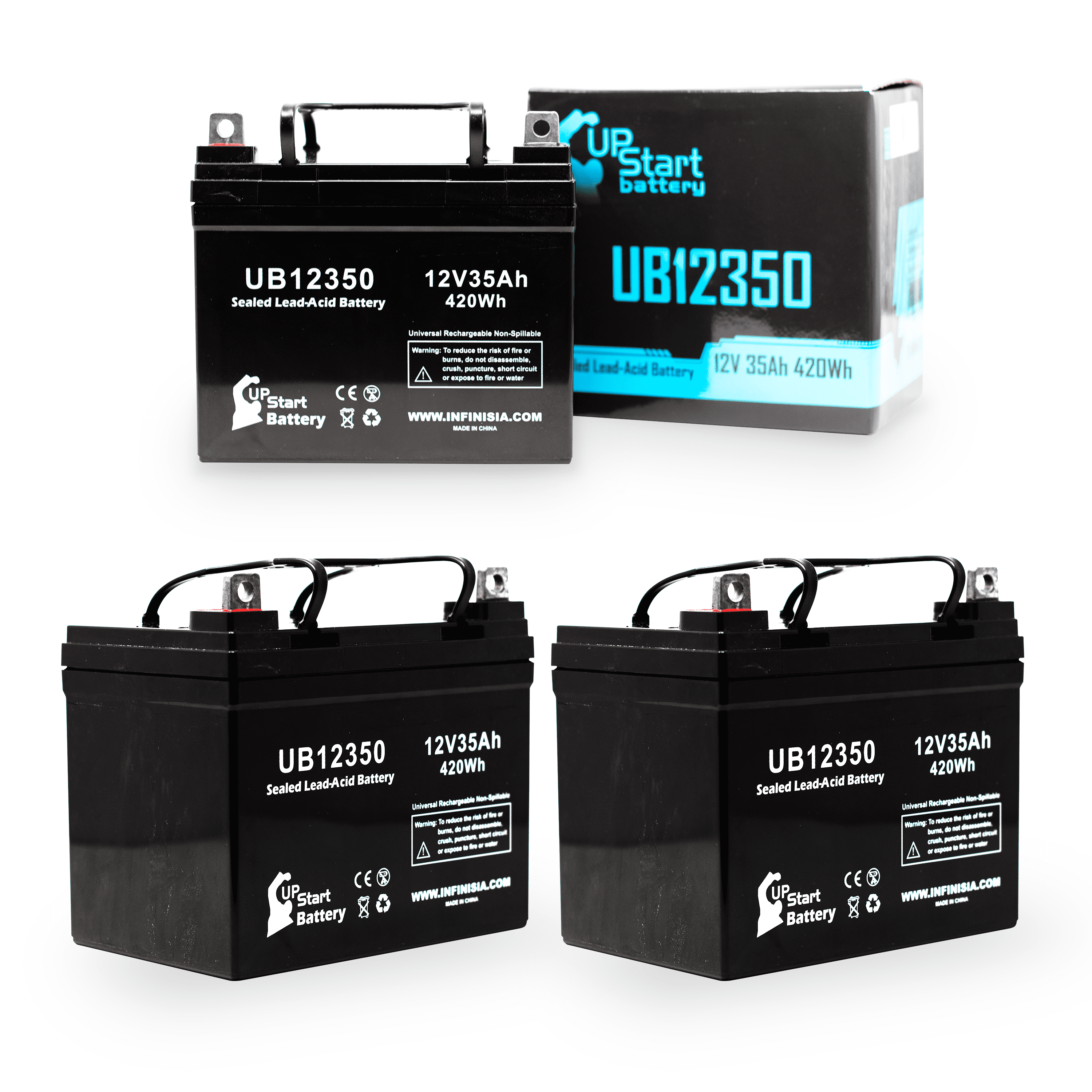 3x Pack - Compatible Golden Technology HAWK Battery - Replacement ...