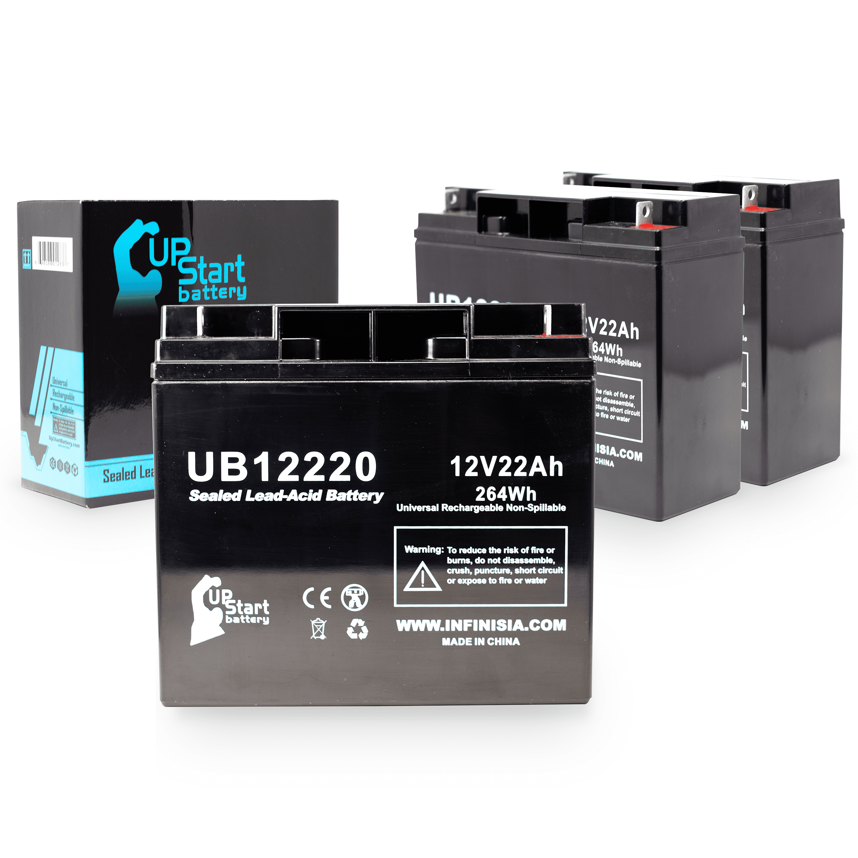 3x Pack - Compatible Para System MINUTEMAN BP48V1720 Battery ...