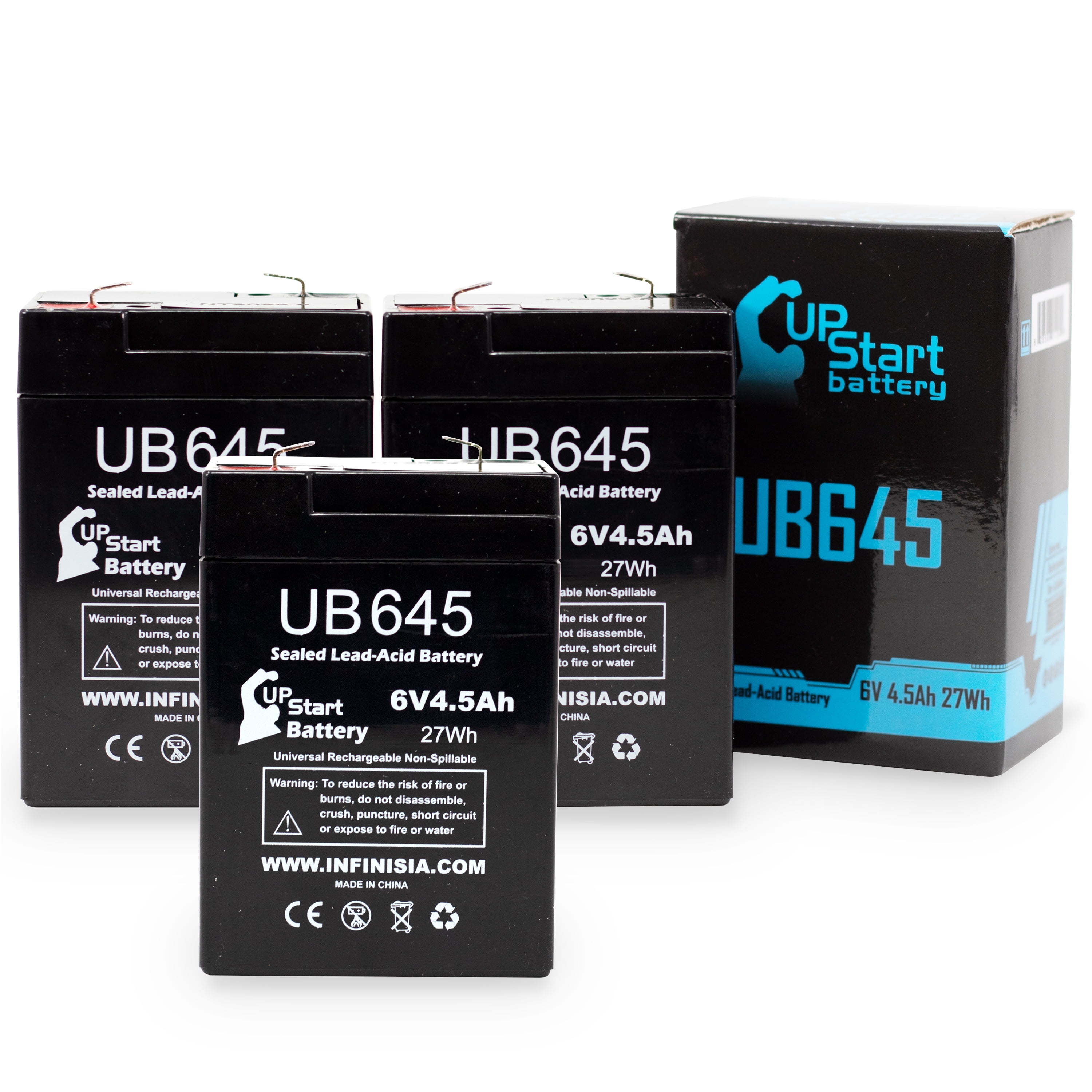 3x Pack - Compatible Sonnenschein A206/46 Battery - Replacement UB645 ...