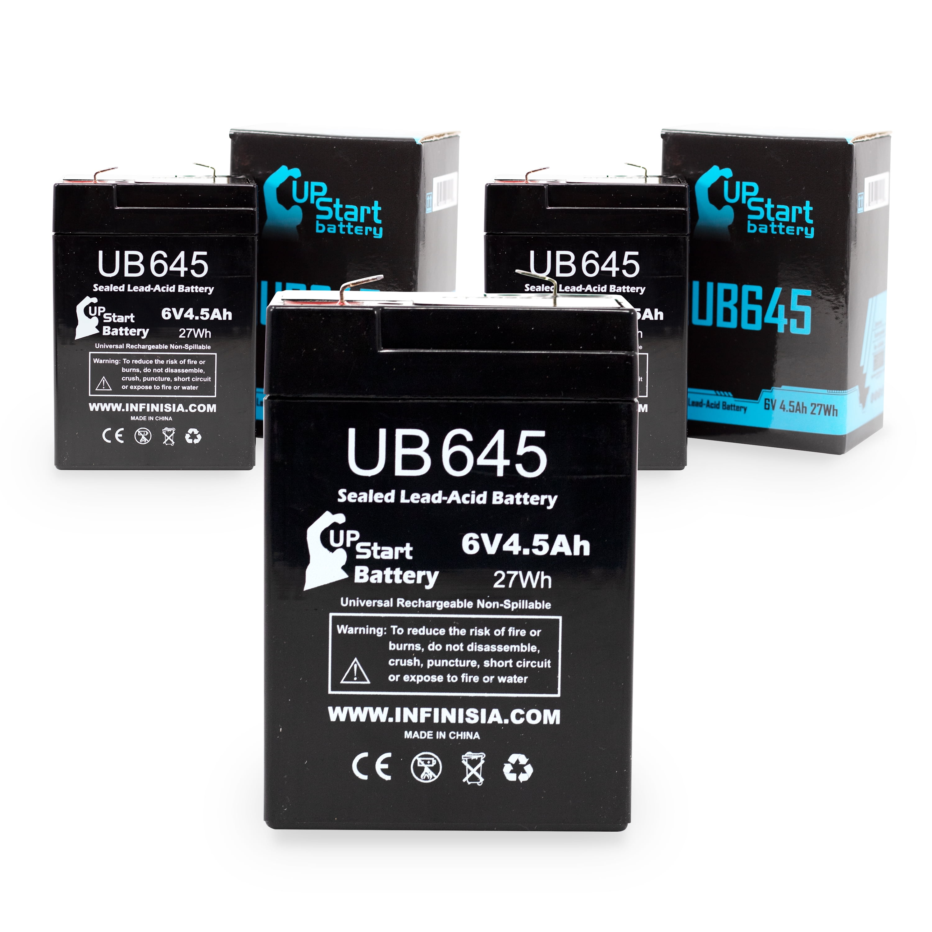 3x Pack - Compatible Tempest TR46 Battery - Replacement UB645 Universal ...