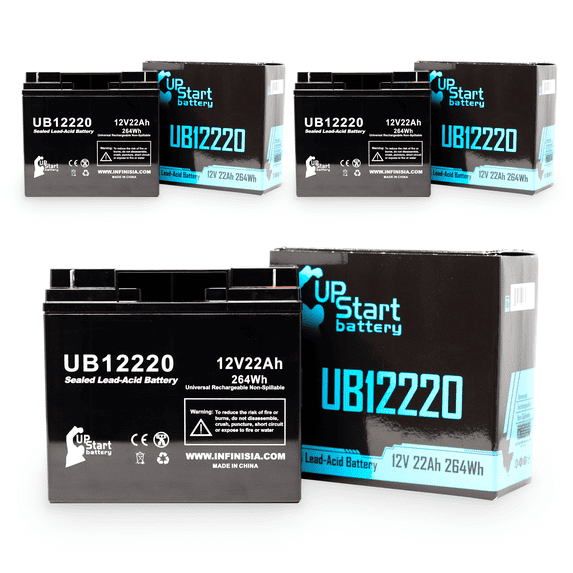 3x Pack - Compatible UNIVERSAL BATTERY UB1218 Battery - Replacement ...