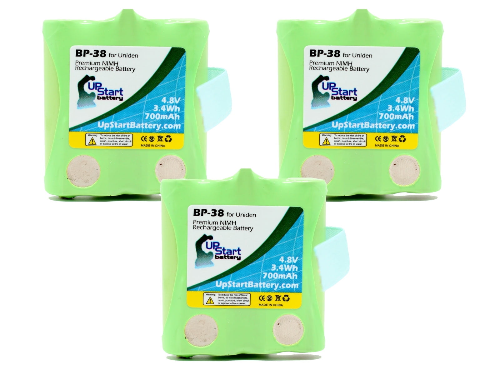 3x Pack - UpStart Battery Uniden BT-1013 Battery - Replacement for ...