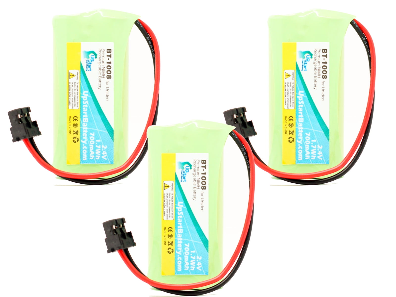 3x Pack - UpStart Battery Uniden DECT1588 Battery - Replacement for ...