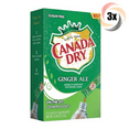 3x Packs Canada Dry Singles To Go Ginger Ale Drink Mix | 6 Singles Each ...