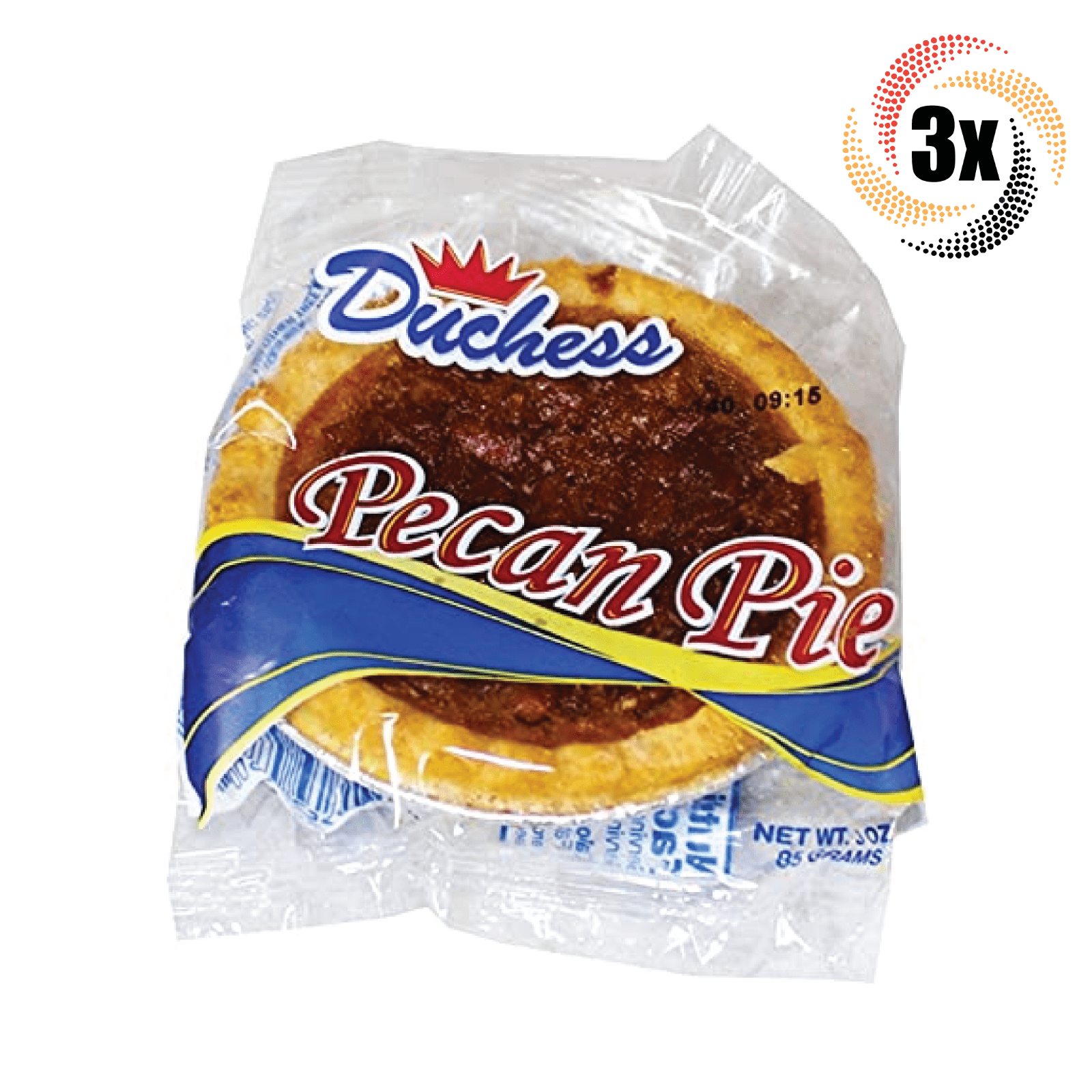 3x Packs Duchess Deluxe High Quality Pecan Pie 3oz Fast Free Shipping ...