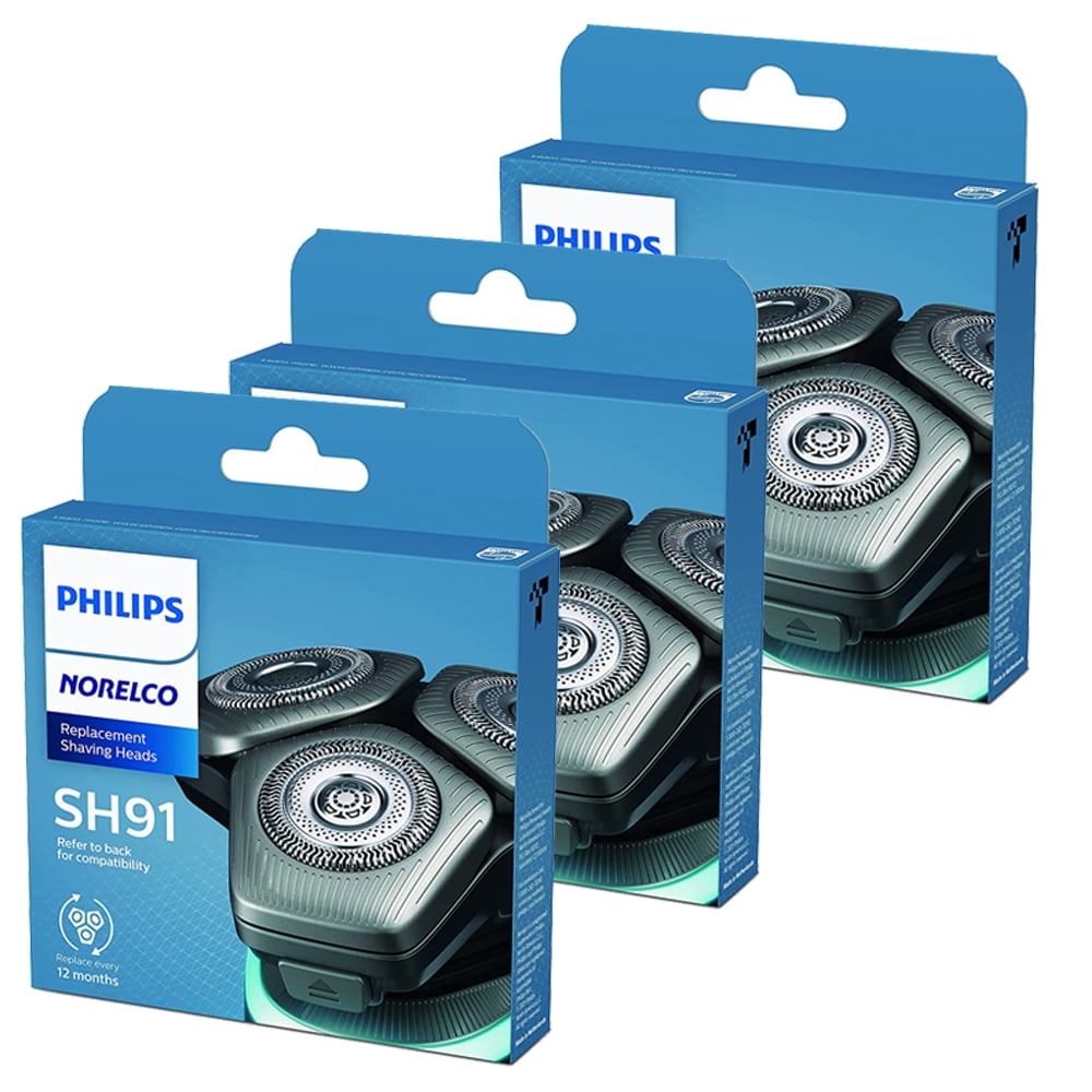 3x Philips Norelco Shaving Replacement Heads for Shaver Series 9000 ...