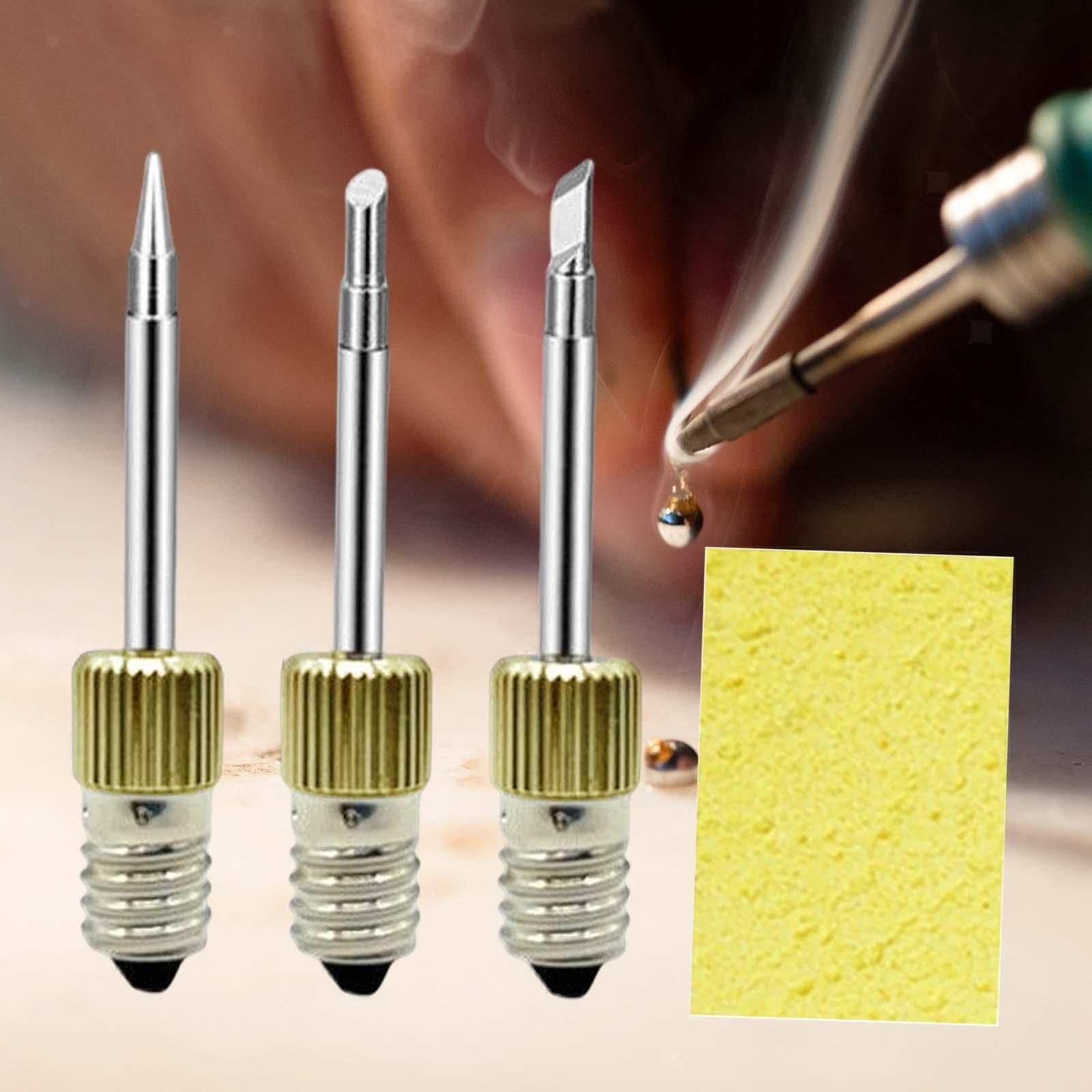 3x Replacement Soldering Iron Tips Soldering Head E10 Soldering Tips ...