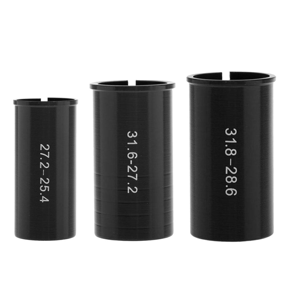3x Seatpost Shims Tube Sleeve Adapters Bike Seat Post Size Convertor ...