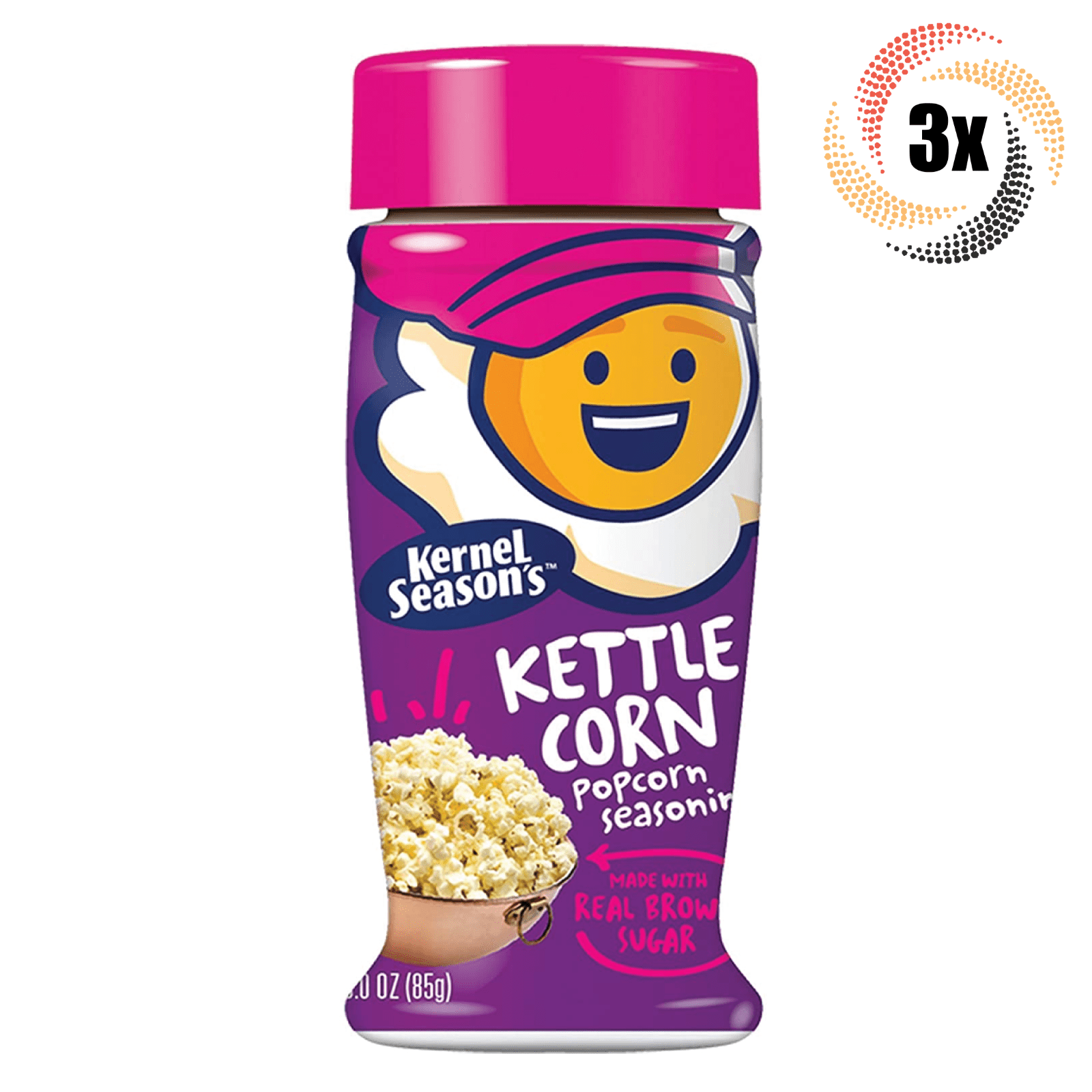 3x Shakers Kernel Season's Kettle Corn Flavor Popcorn Seasoning | 3oz ...