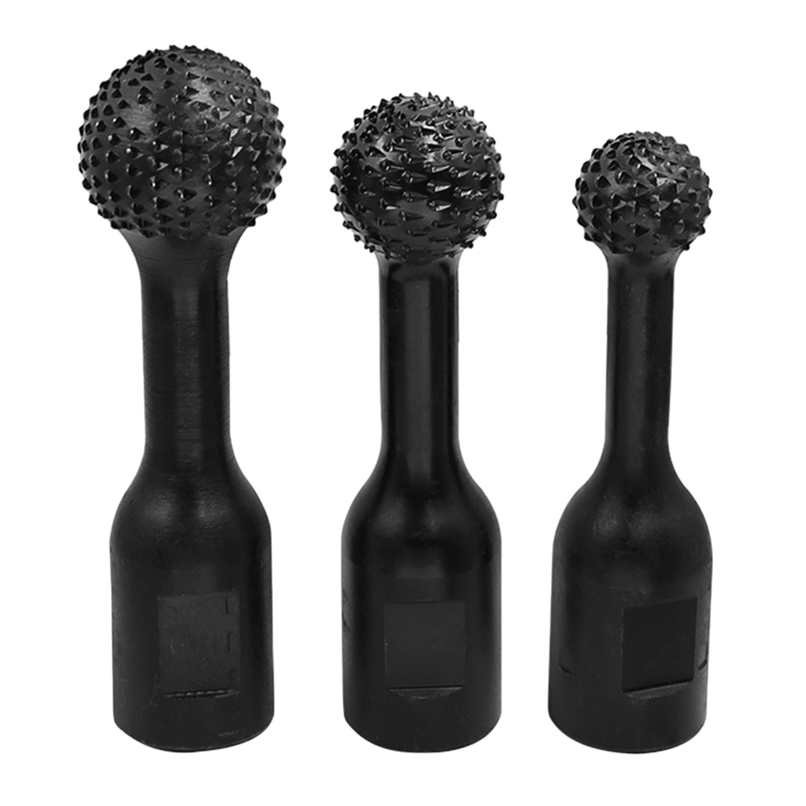 3x Sphere Rotary Burr, Rotary Grinding Head Wood Carving Drill Head ...