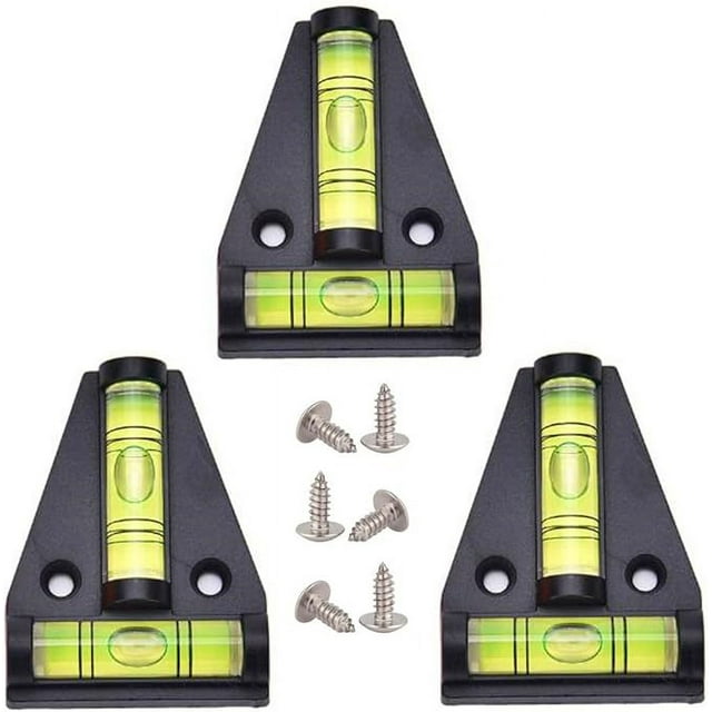 3x T Level with Screws Cross Check Trailer Leveling Bubble Spirit ...