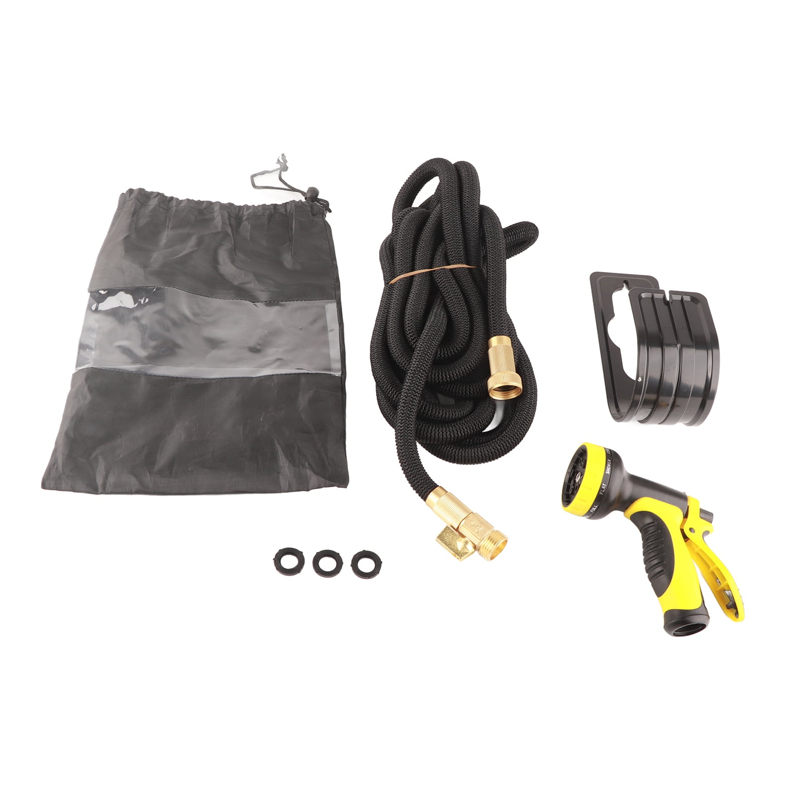 3x Telescopic Water Hose Garden Hose High Pressure Water Gun Garden Car ...