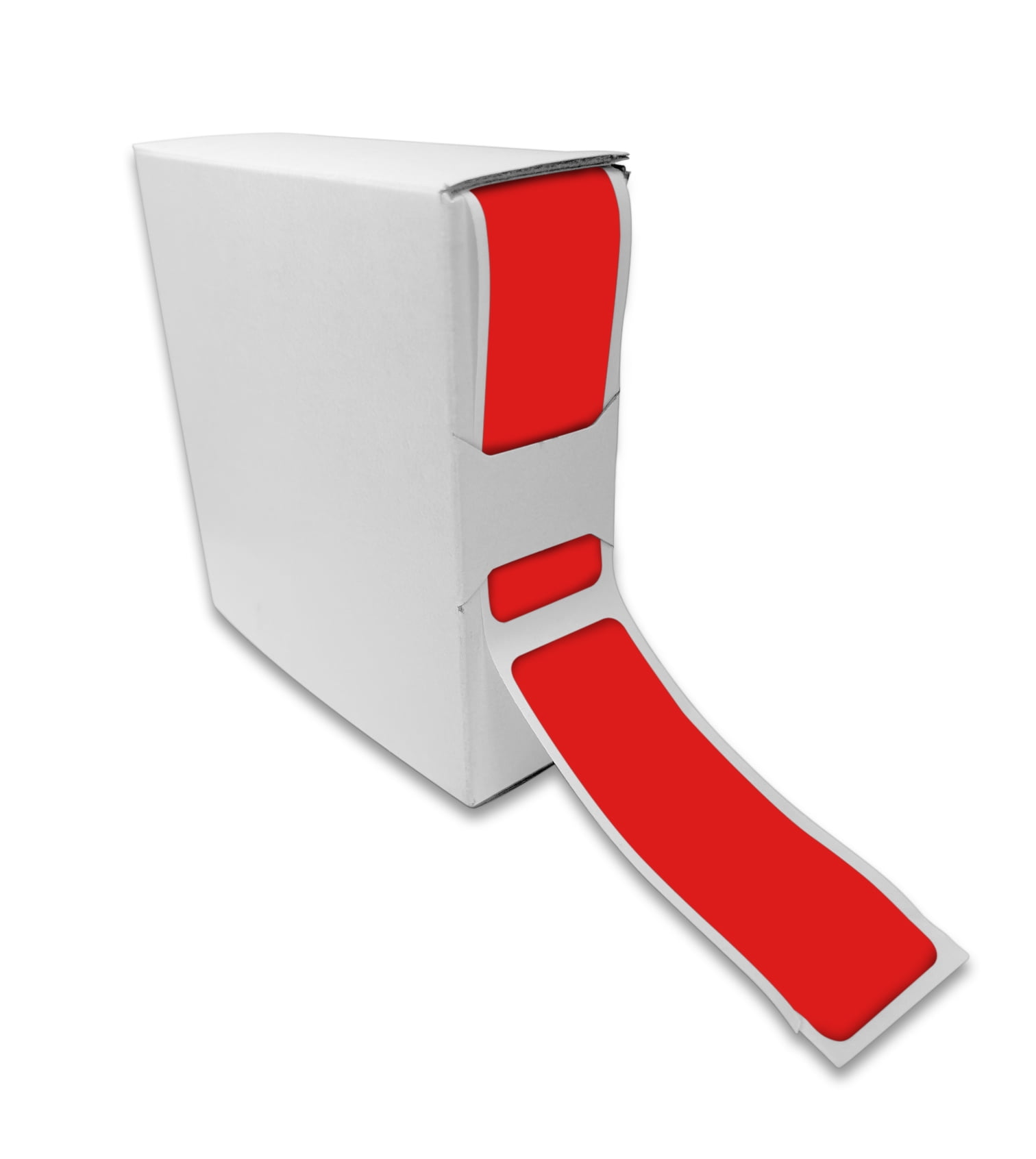 3x1 Rectangular Label Roll Dispenser Box 250 - Pack, (75mm x 25mm ...