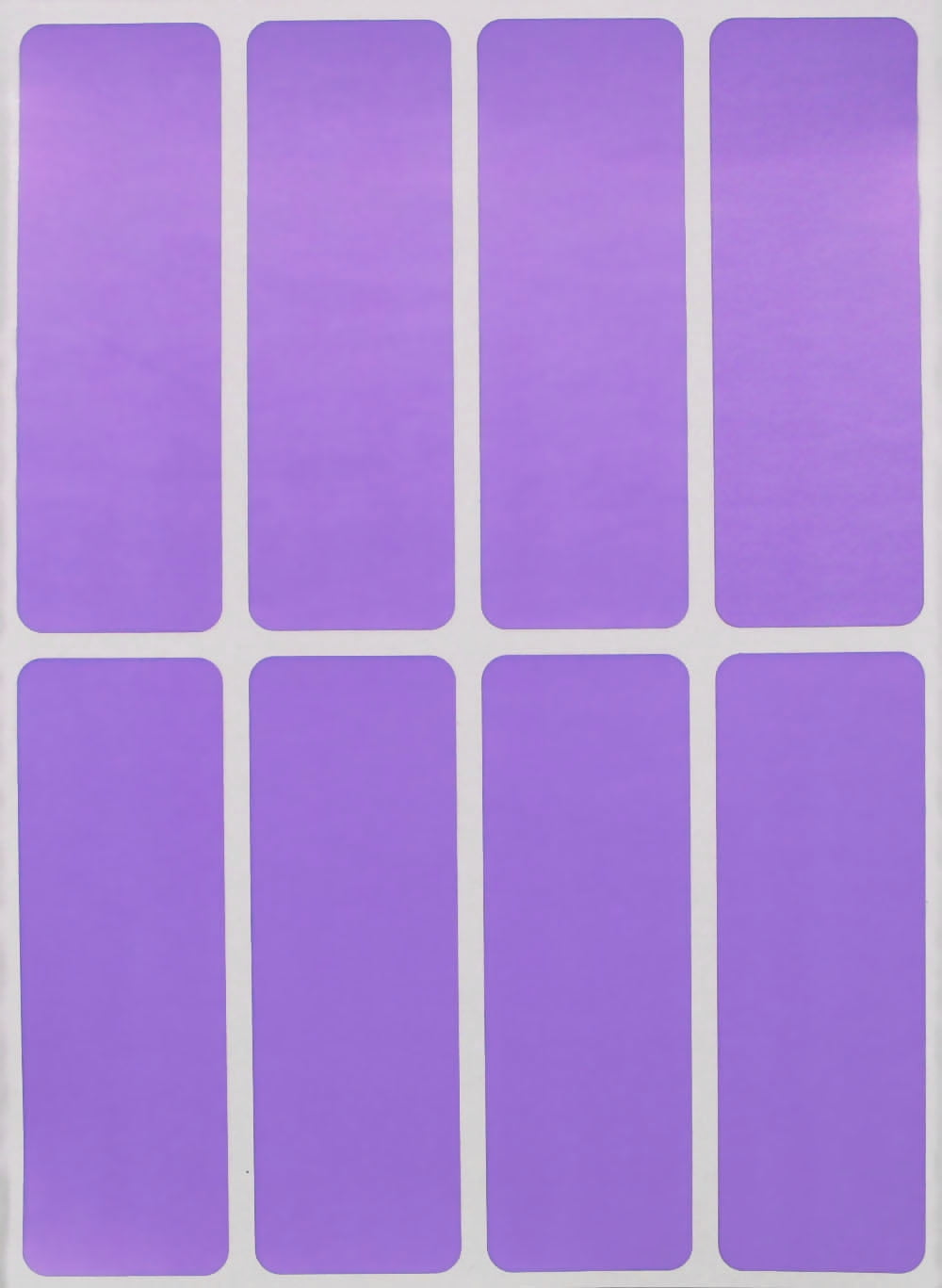 3x1 inch Rectangular Color Coding Labels (75mm x 25mm) Pastel Purple ...