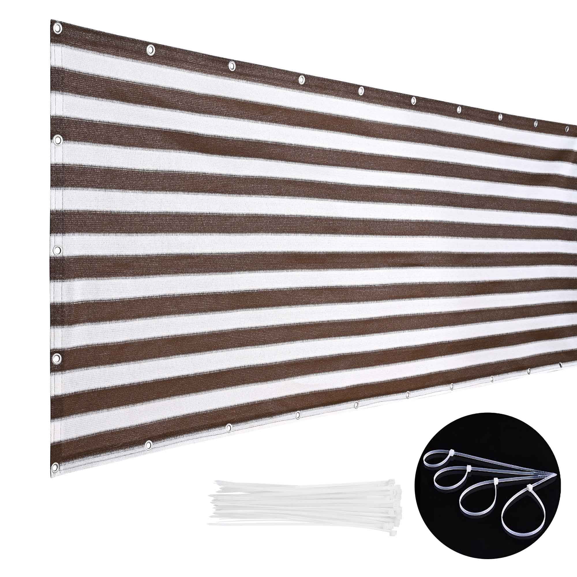 3x10 Ft Balcony Privacy Screen Shade Cover Windscreen Privacy Fence ...