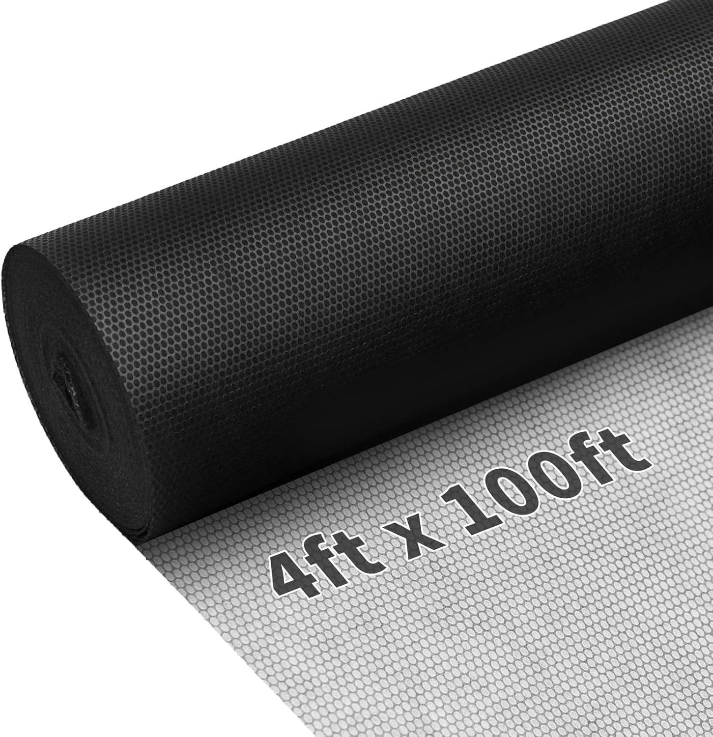 3x100ft Non-Woven Weed Barrier Landscape Fabric, 5.8oz Heavy-Duty ...