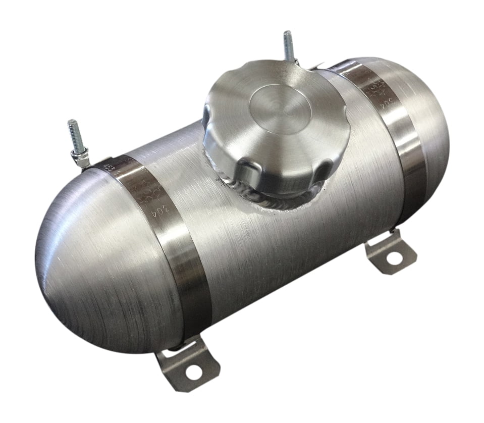 3x12 Center Fill Spun Aluminum Gas Tank (.36 Gallon) 1/4 NPT - Walmart.com