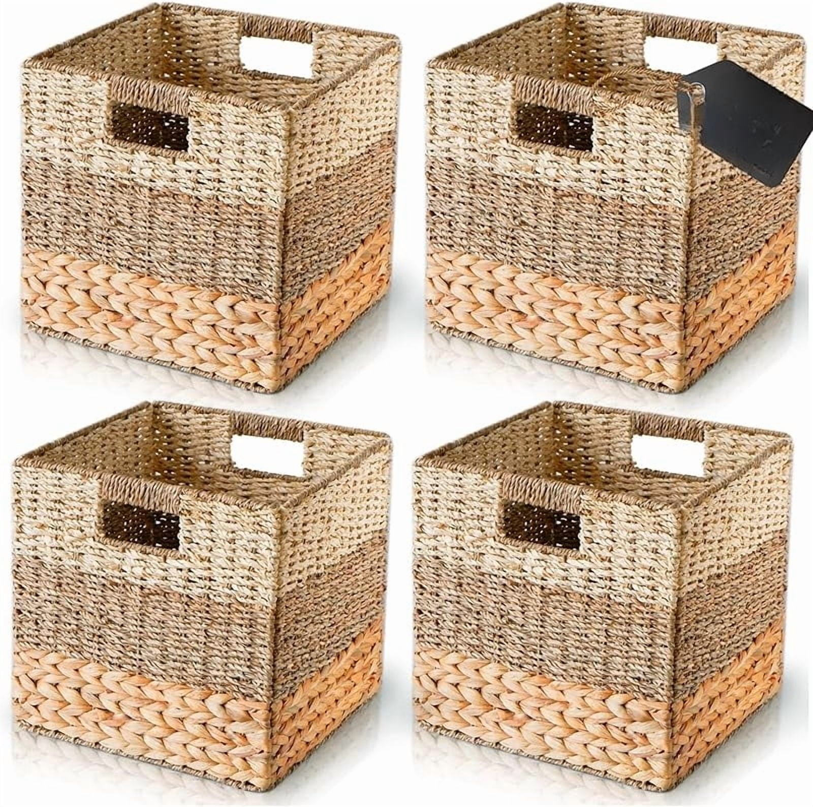 Woven Cube Storage Binsnull