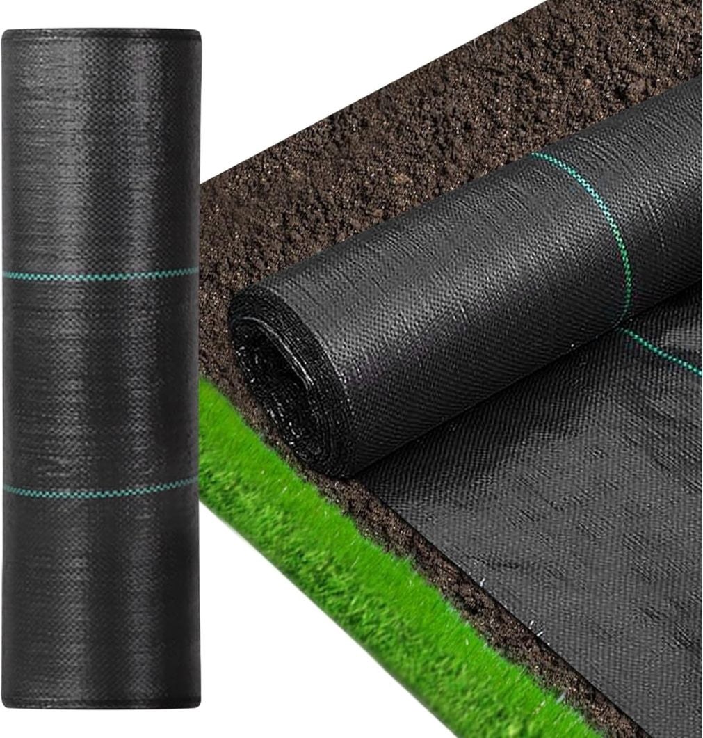 3x250ft Garden Weed Barrier Landscape Fabric, Weed Block Fabric Heavy ...