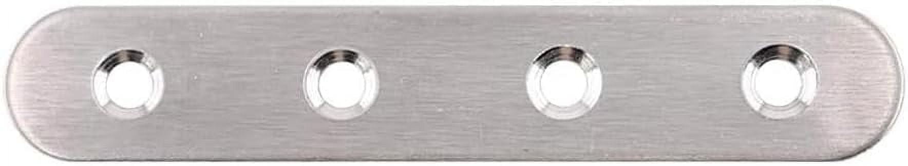 3x3 Inch Mending Plate Bracket, Steel Construction, Zinc Plated, Heavy ...