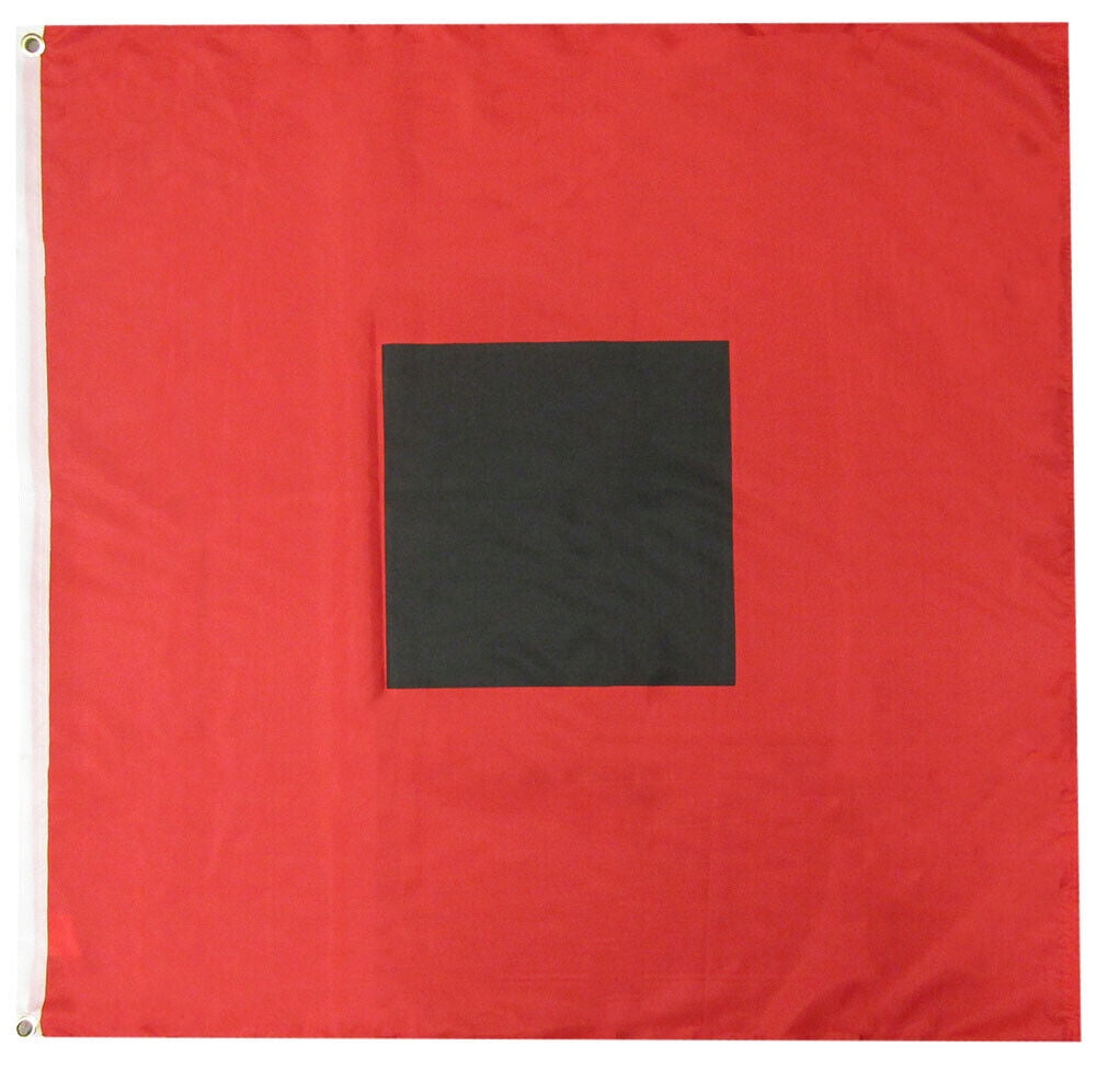 3x3 Storm Signal Safety Hurricane Warning 100D Woven Poly Nylon Flag ...