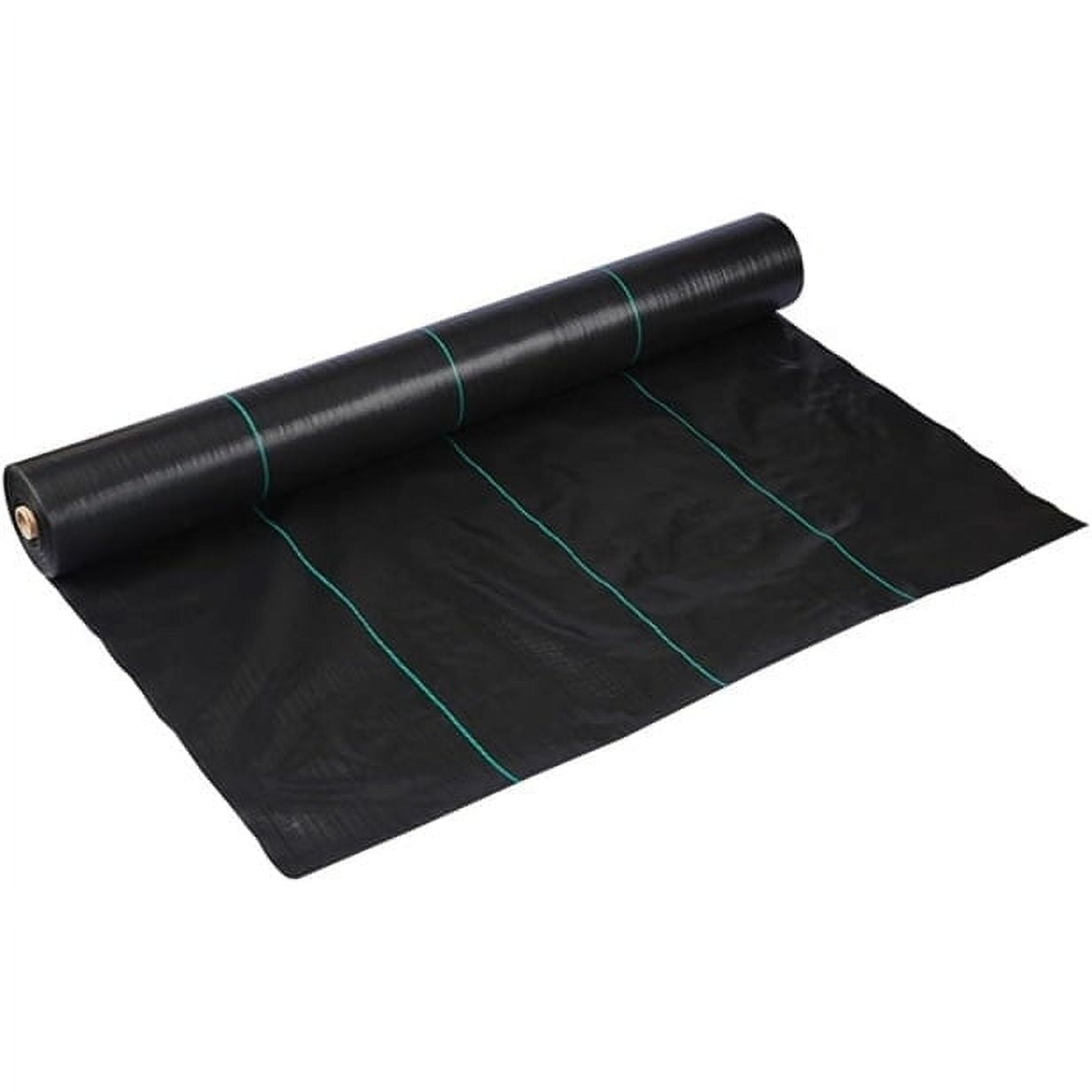 3x33Ft Gardening Ground Cover,Landscaping Weed Blocker,Black Plastic ...