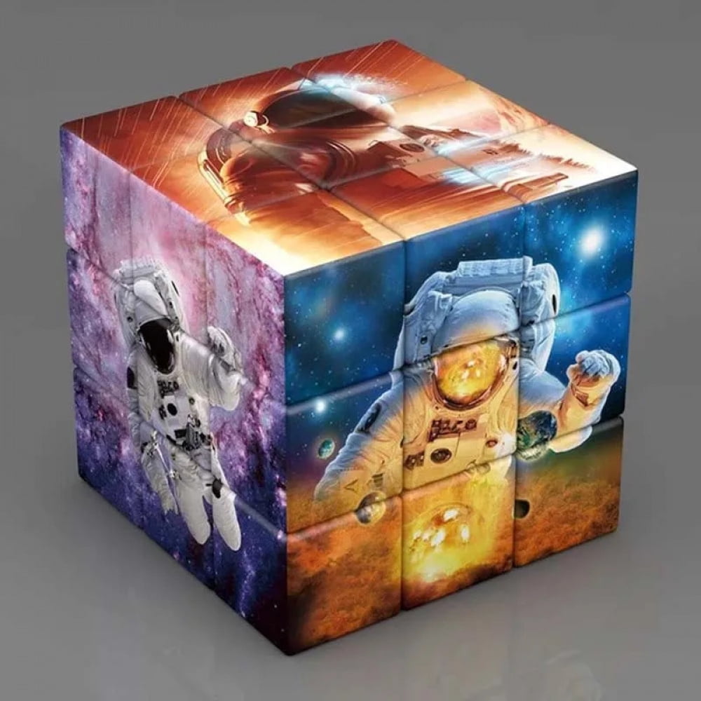 3x3x3 Magic Cube Planets Astronauts Famous Paintings Celebrity Art ...