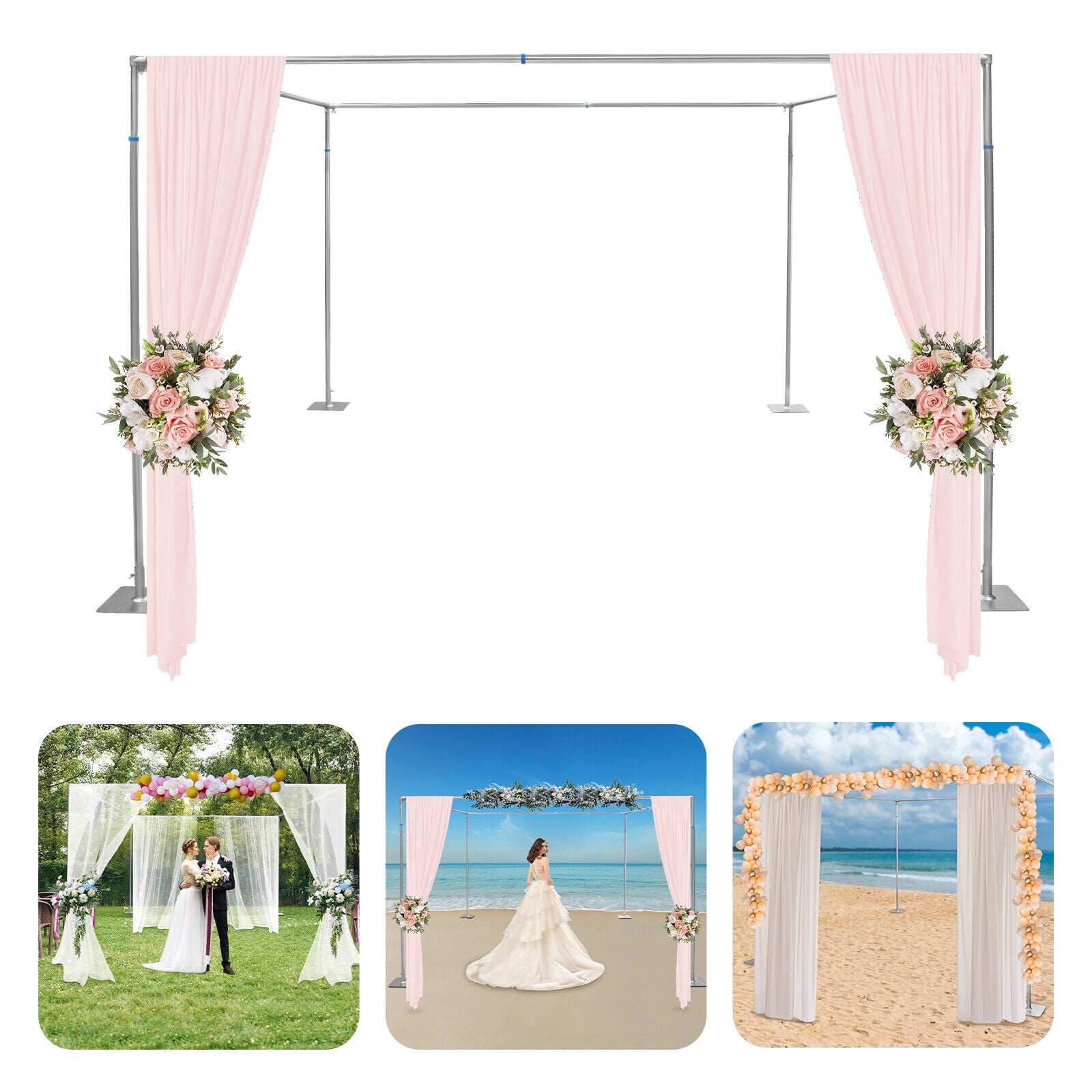 3x3x3M Photography Background Wedding Backdrop Stand 4 Post Support ...