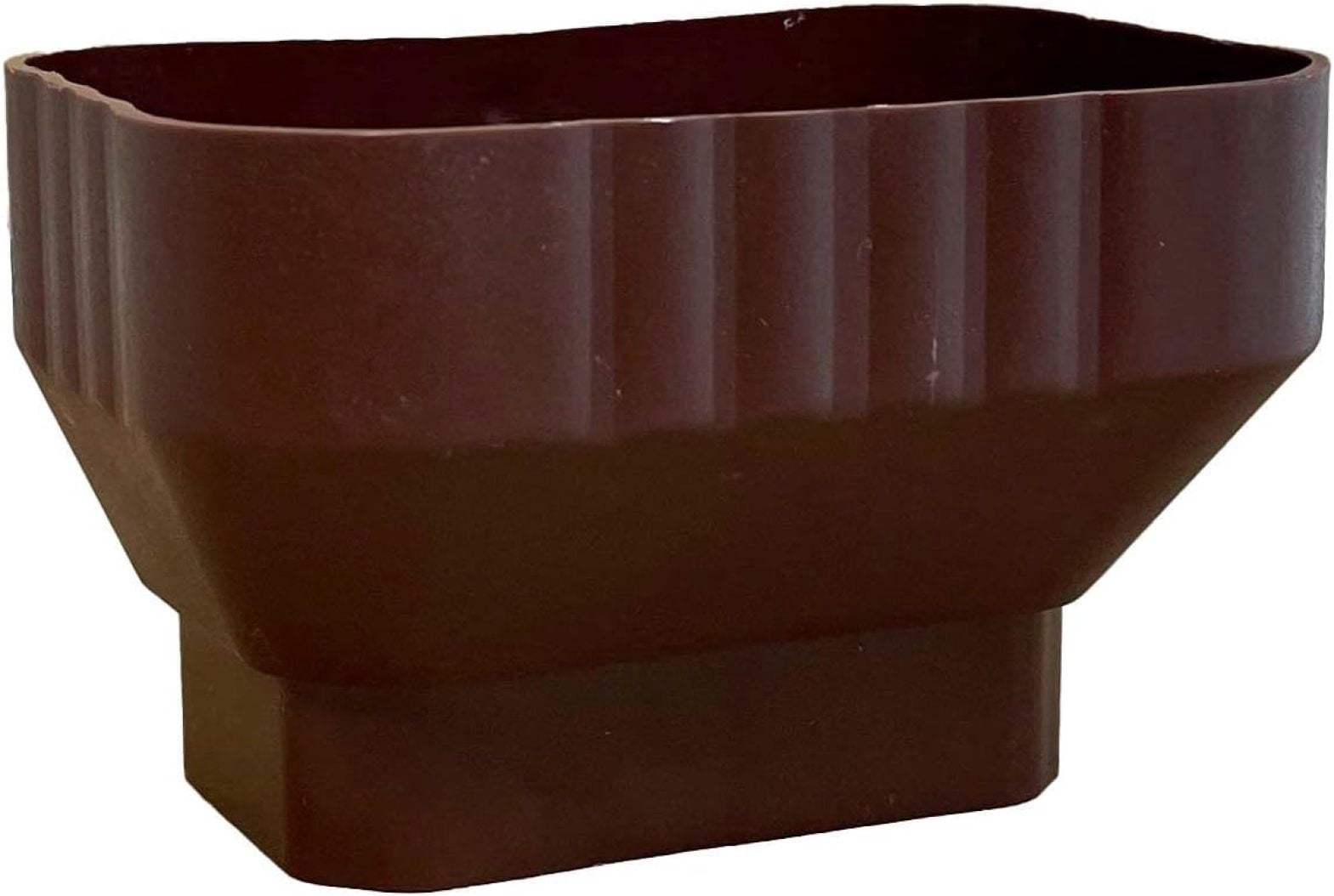 3x4 Downspout to 2x3 Downspout Adapter (Brown) - Walmart.com