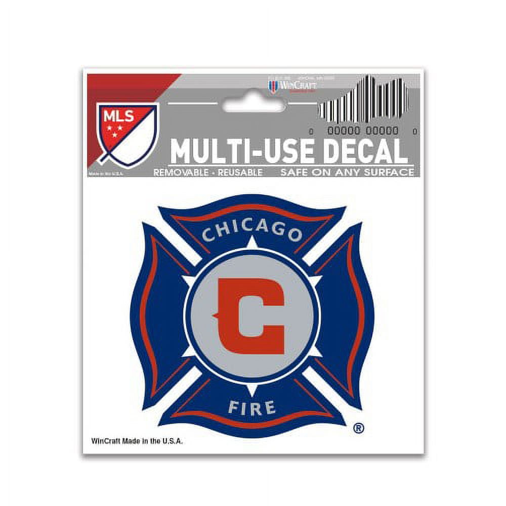 3x4 Logo Decal Chicago Fire - Walmart.com