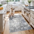3x4 Washable Entryway Rug – Non-Slip Modern Abstract Small Area Rug for ...