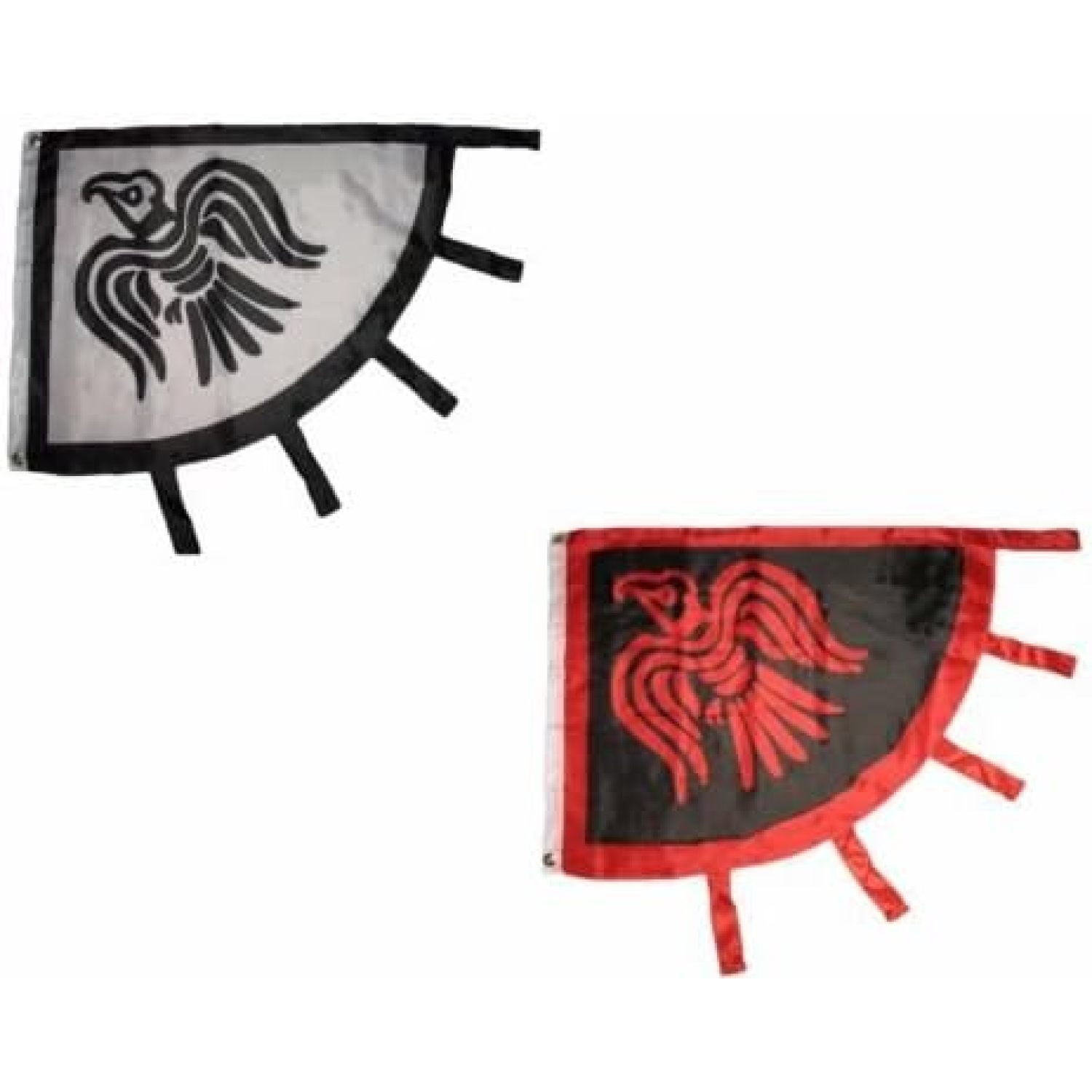 3x4 Wholesale Combo Viking Raven Black Red Black White Flag 3x4 (2 Pack ...